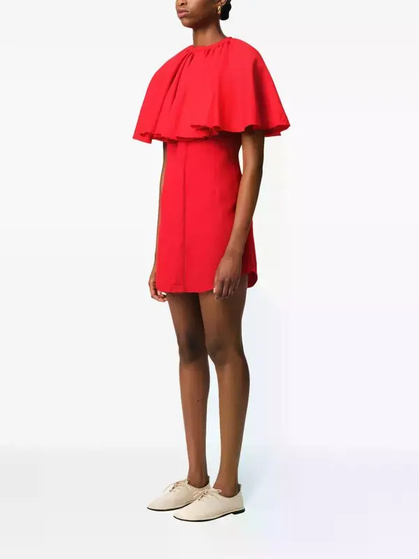 AMI Paris Ruffled Mini Dress
