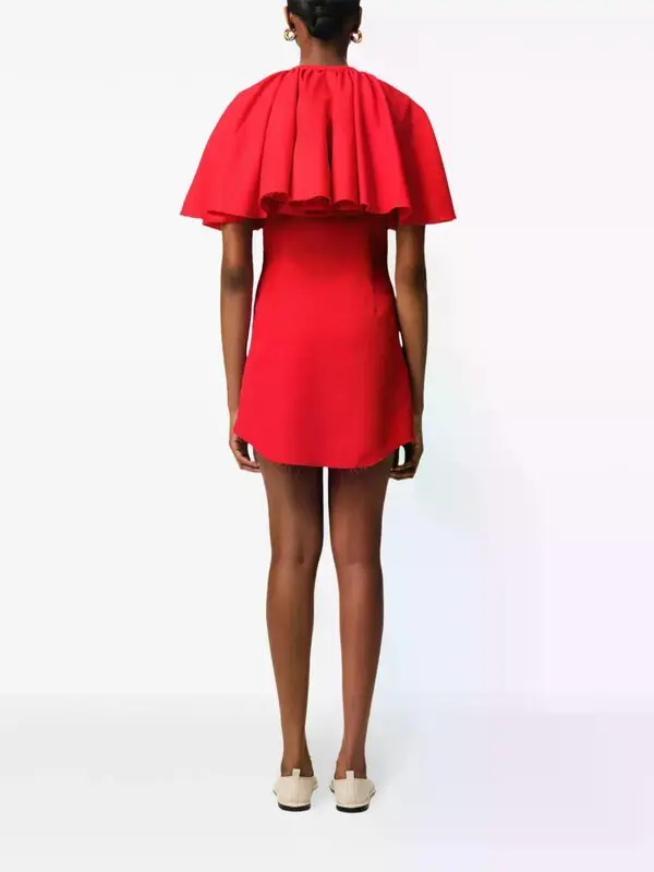 AMI Paris Ruffled Mini Dress