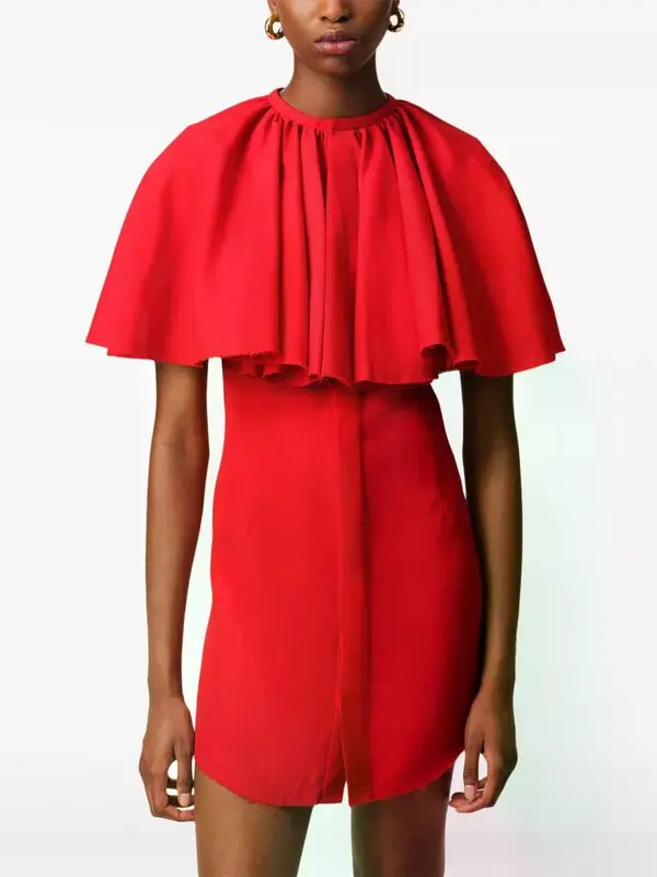 AMI Paris Ruffled Mini Dress
