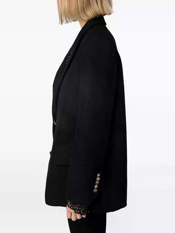 Zadig&Voltaire Single-breasted Tweed Blazer