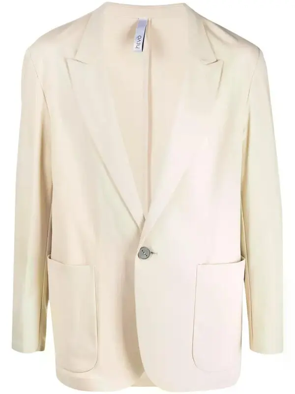 HEVO Single-breasted Blazer - Neutrals