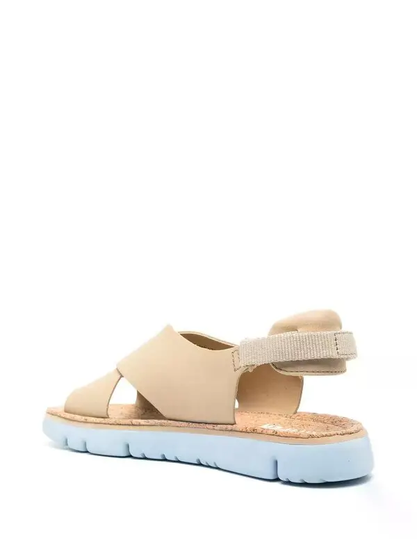 Camper Oruga Crossover-strap Sandals - Neutrals
