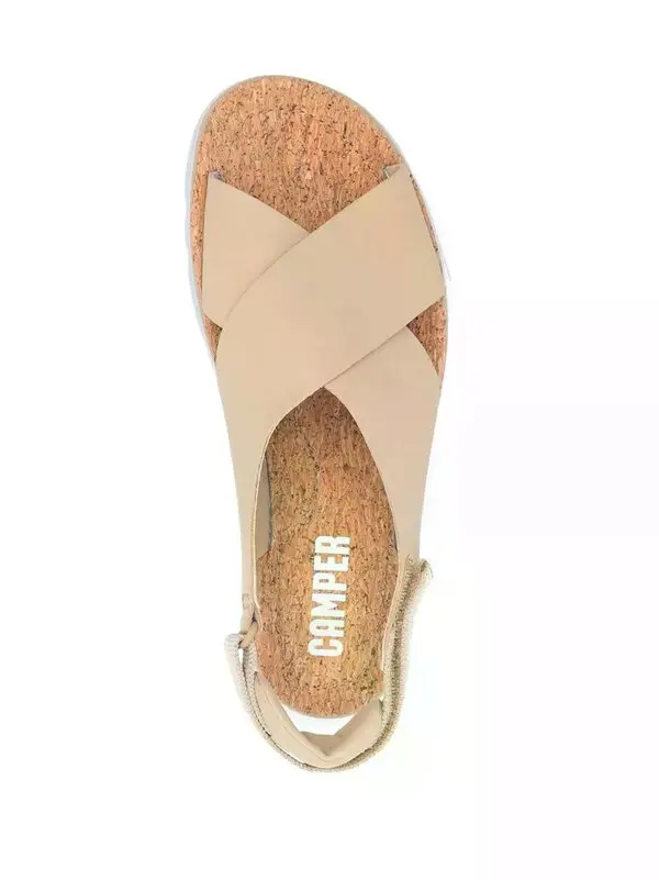 Camper Oruga Crossover-strap Sandals - Neutrals