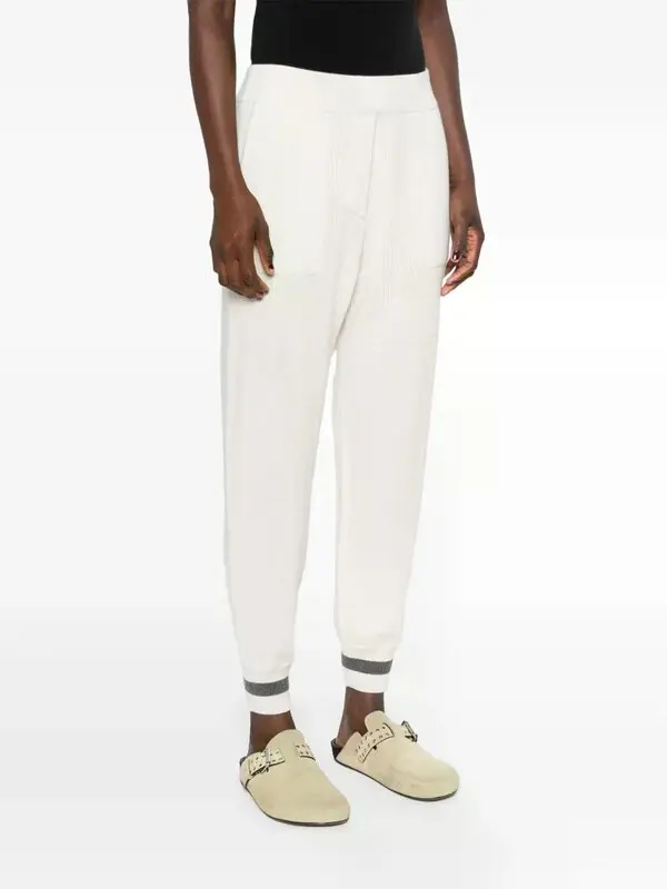 Brunello Cucinelli Tapered Knitted Trousers