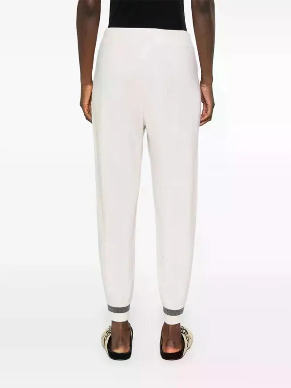 Brunello Cucinelli Tapered Knitted Trousers