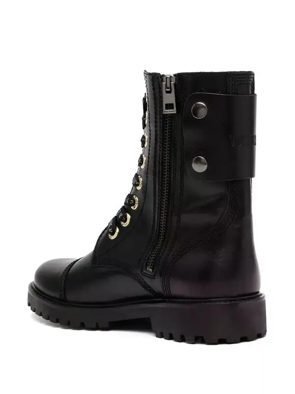 Zadig&Voltaire Leather Combat Boots