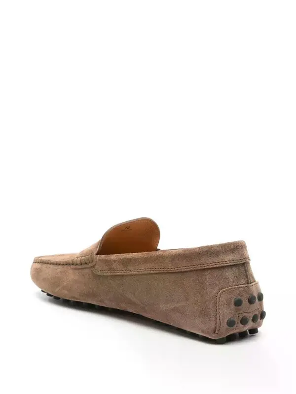 TOD'S Gommino Suede Loafers - Neutrals