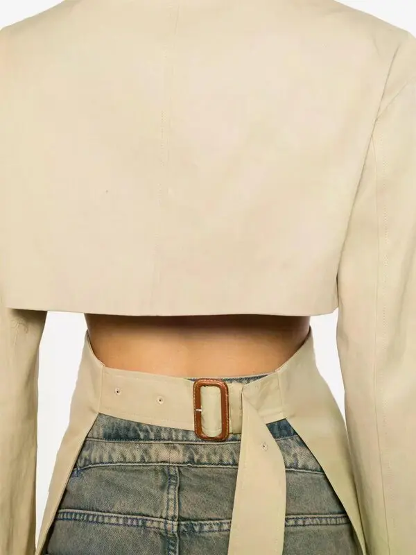 R13 Double-breasted Open-back Blazer