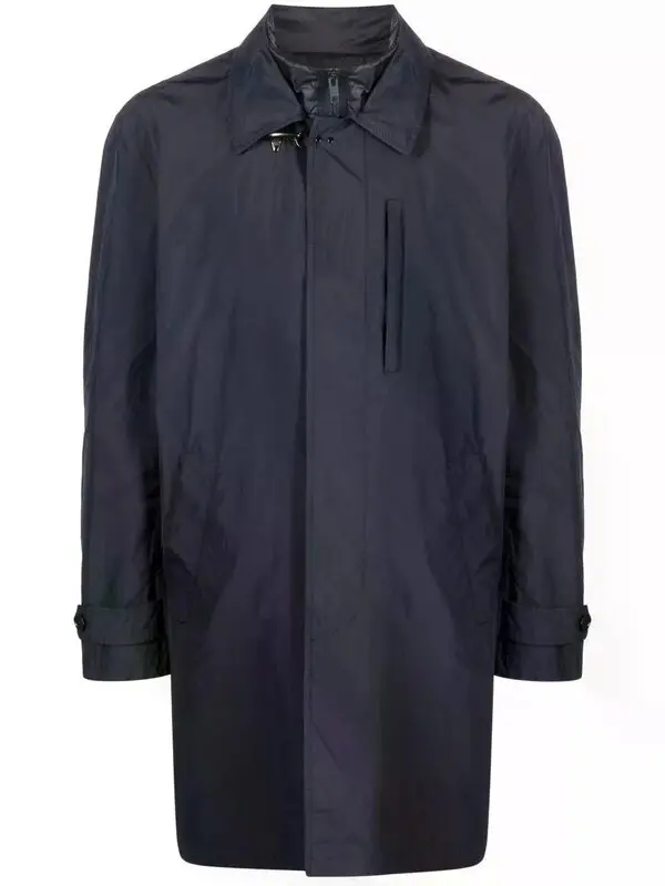 FAY Detachable-lining Coat - Blue