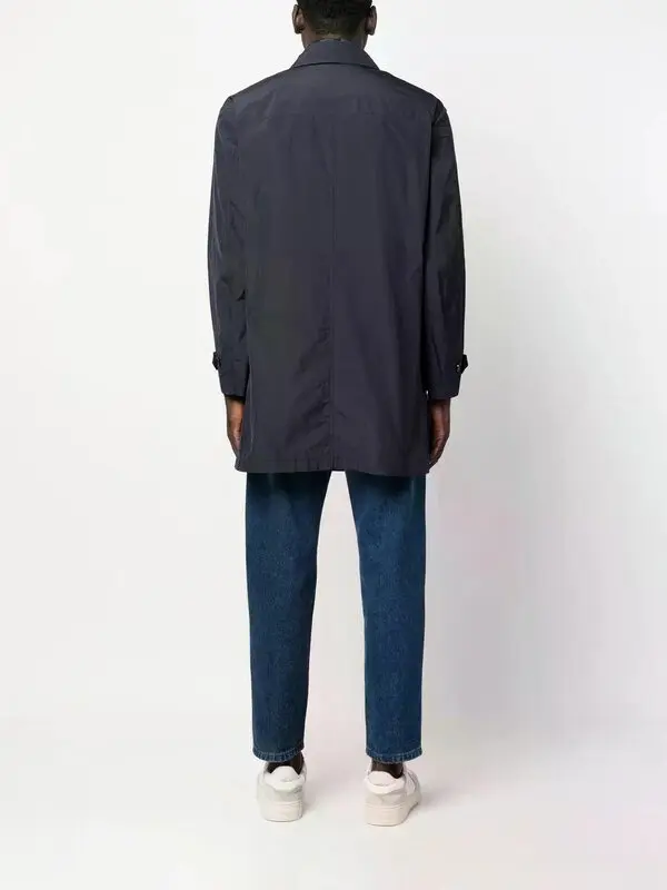 FAY Detachable-lining Coat - Blue