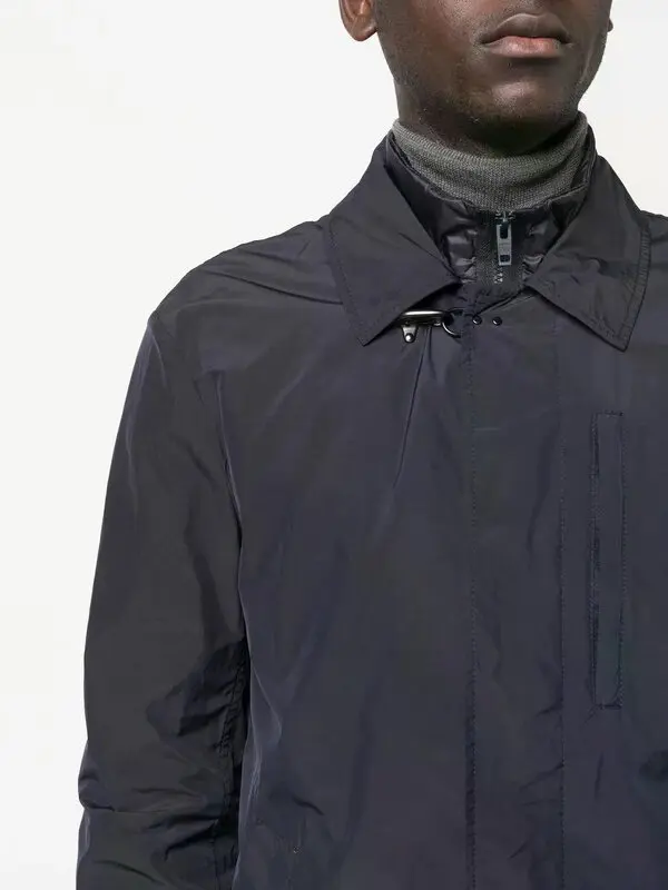 FAY Detachable-lining Coat - Blue