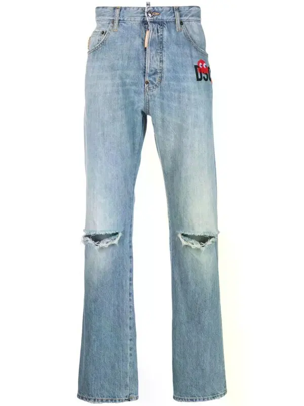 Dsquared2 Logo-print Bootcut Jeans