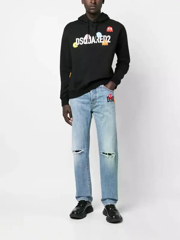 Dsquared2 Logo-print Bootcut Jeans