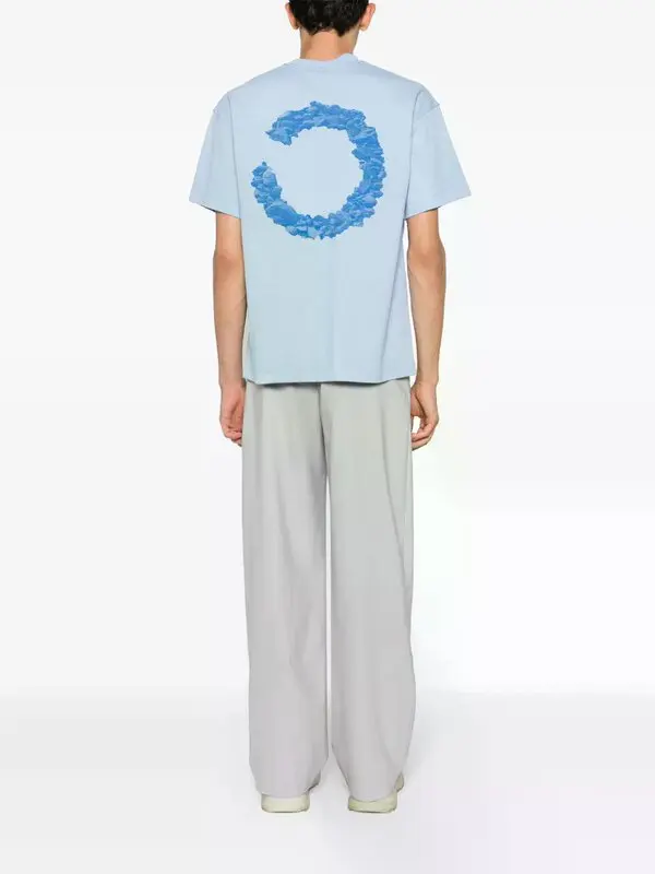 OBJECTS IV LIFE Boulder-print Cotton T-shirt