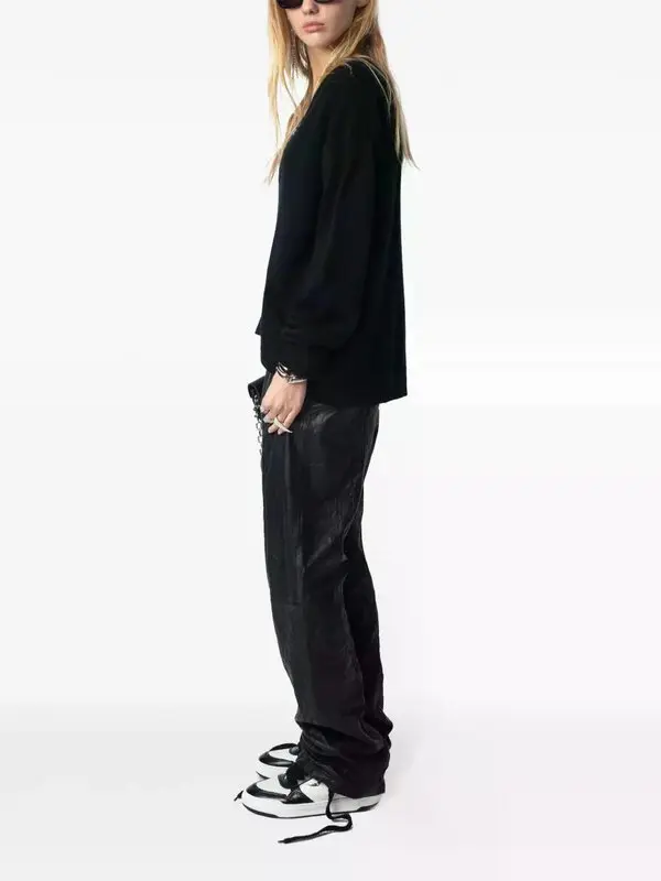 Zadig&Voltaire Embroidered V-neck Sweater