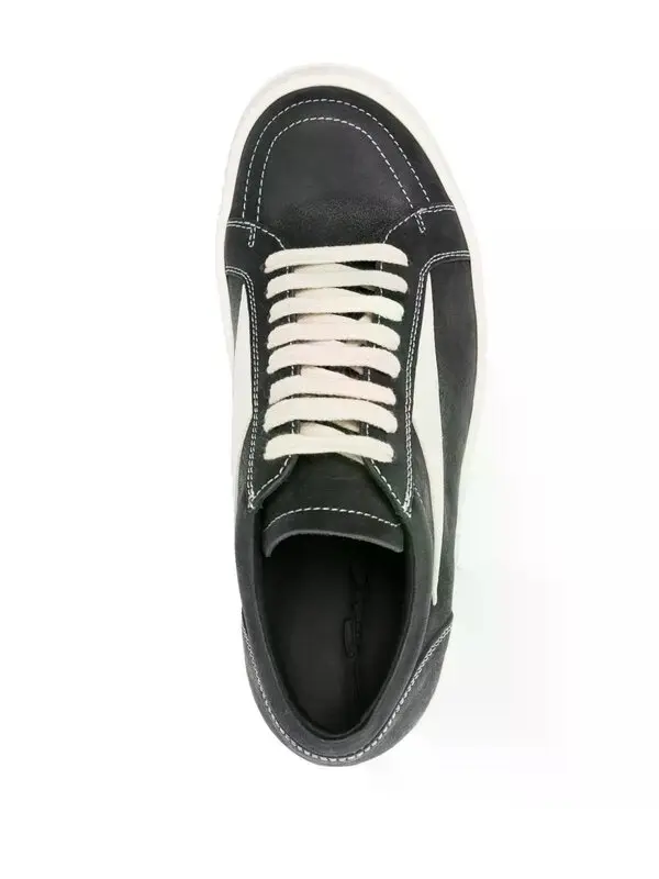 Rick Owens Luxor Leather Sneakers - Black