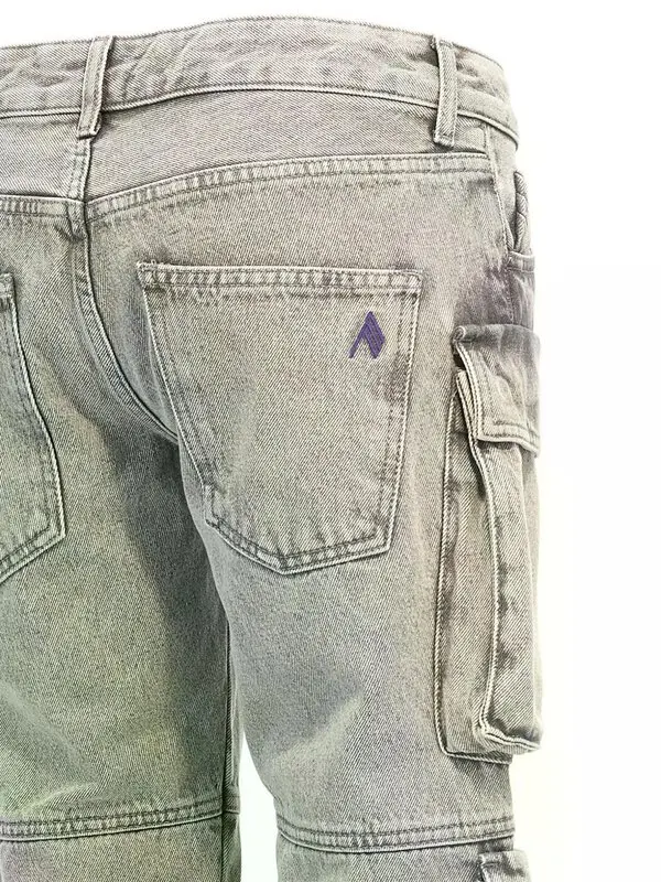 Attico Essie Cargo Jeans - Grey