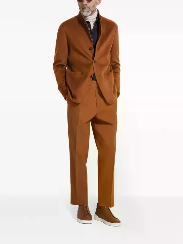 Zegna Oasi Cashmere Il Conte Jacket - Brown