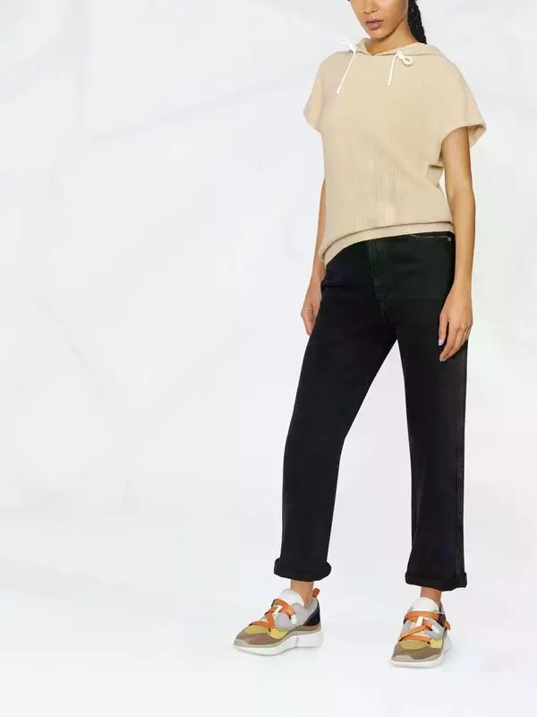 Max & Moi Cashmere-silk Drawstring Hoodie