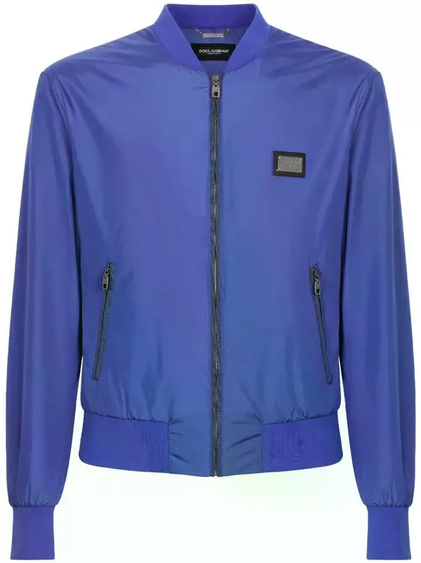 Dolce & Gabbana Logo-tag Track Jacket - Blue