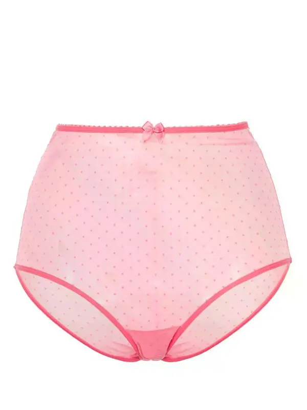 Marlies Dekkers Peekaboo High-waisted Briefs - Pink