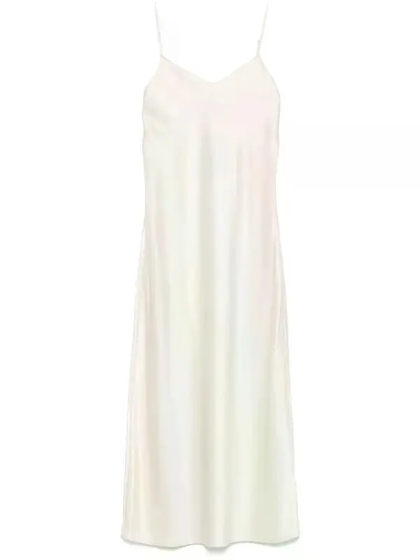 Polo Ralph Lauren Midi Slip Dress - Neutrals