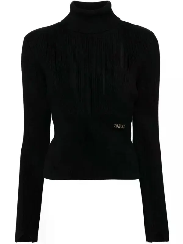 PATOU Ribbed Roll-neck Sweater
