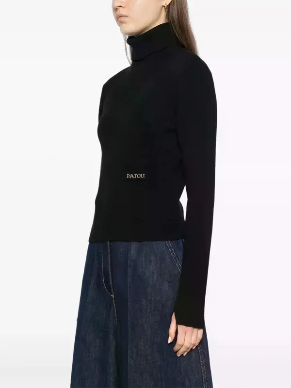 PATOU Ribbed Roll-neck Sweater