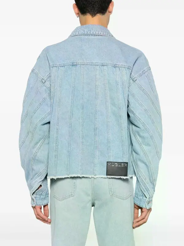 MUGLER Panelled Denim Jacket