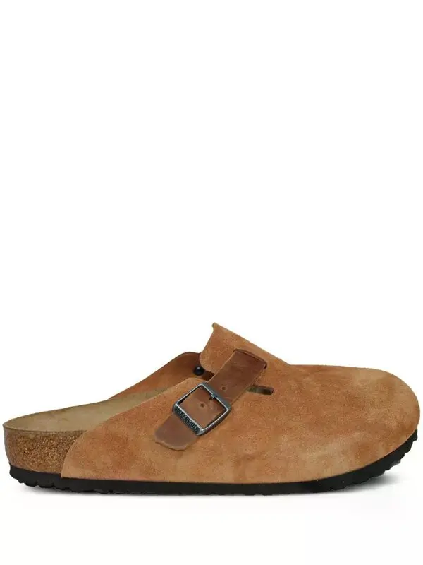 BIRKENSTOCK Boston Slippers - Brown