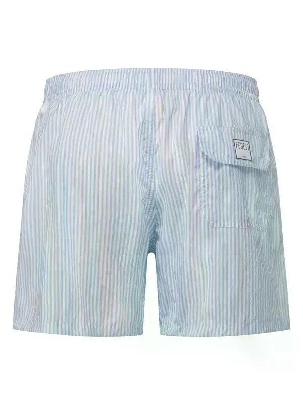 Fedeli Striped Swim Shorts