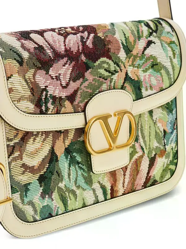 Valentino Garavani 9to5 Jacquard Shoulder Bag