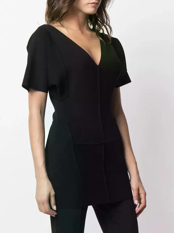 Rick Owens Longline V-neck Top