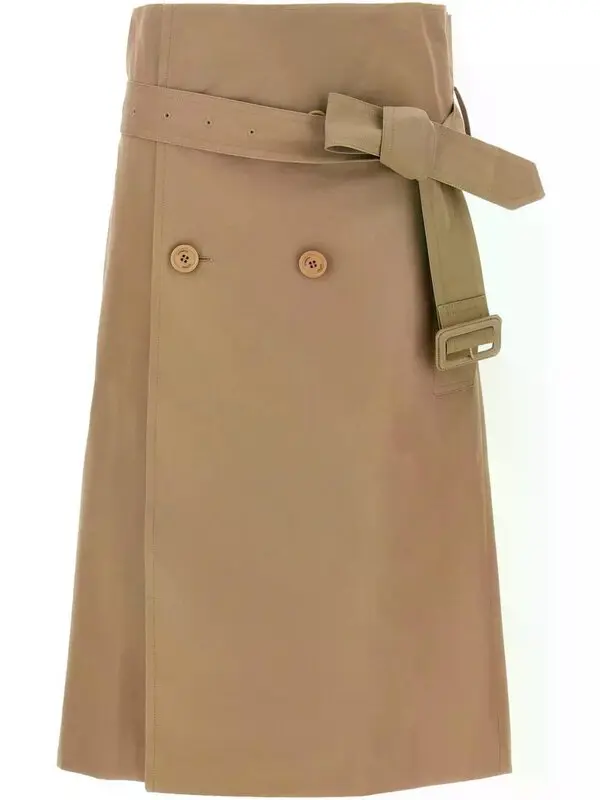 Vetements Cotton Midi Skirt