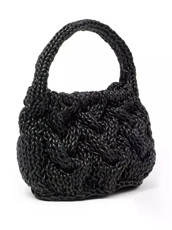 JW Anderson Cable Knit Bag - Black