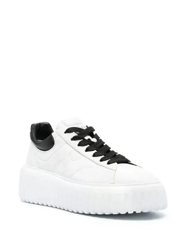 Hogan H-stripes Low-top Sneakers - White