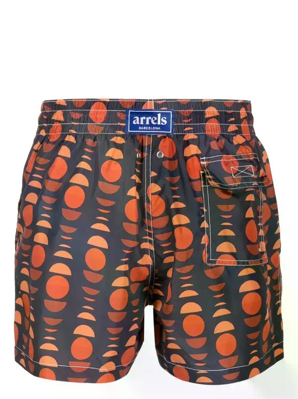 ARRELS BARCELONA Graphic-print Swim Shorts