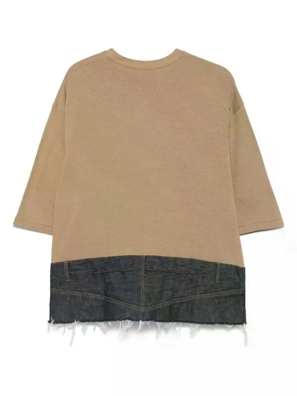 Undercover Paneled T-shirt - Neutrals