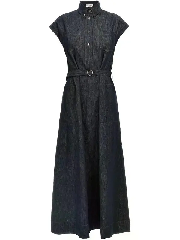 Brunello Cucinelli Denim Dress - Blue