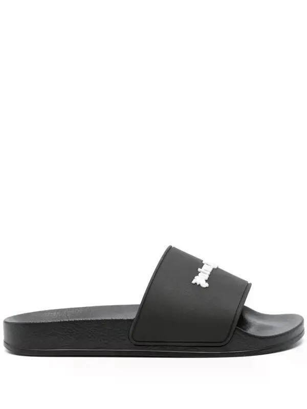 Palm Angels Logo-embossed Slides