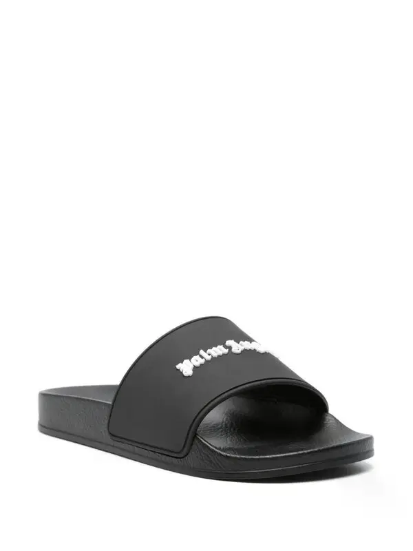 Palm Angels Logo-embossed Slides