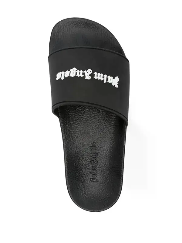 Palm Angels Logo-embossed Slides