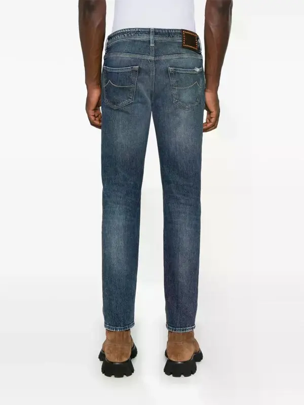 Jacob Cohen Scott Slim-cut Cropped Jeans