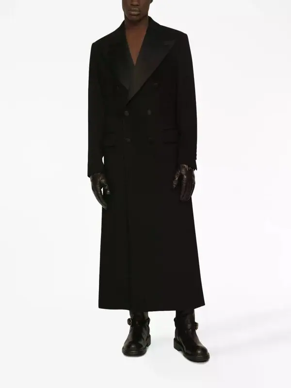 Dolce & Gabbana Double-breasted Peak-lapel Coat