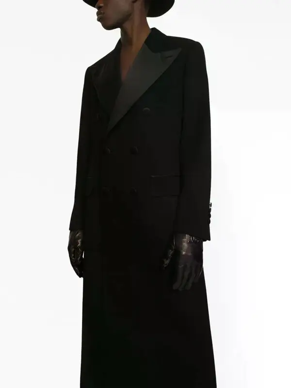 Dolce & Gabbana Double-breasted Peak-lapel Coat