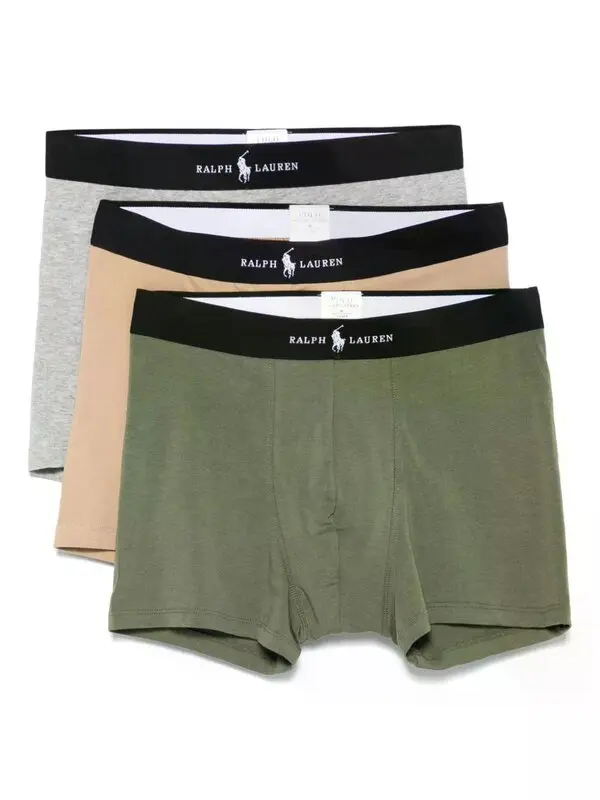 Polo Ralph Lauren Logo-waistband Boxers - Grey