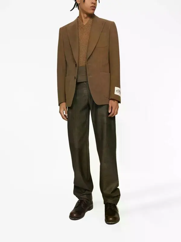 Dolce & Gabbana Single-breasted Suit Jacket - Neutrals