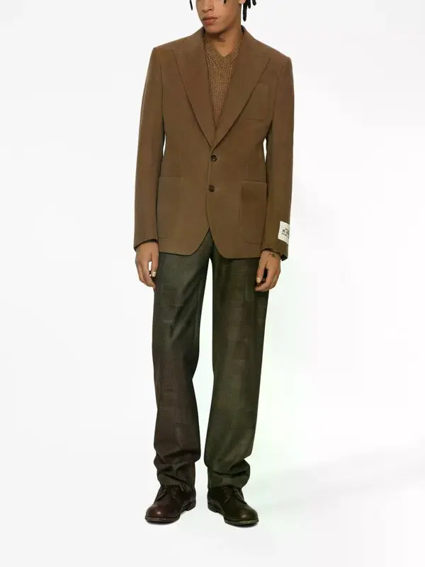 Dolce & Gabbana Single-breasted Suit Jacket - Neutrals