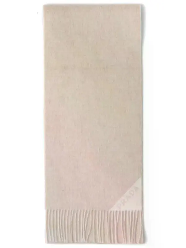 Prada Reversible Cashmere Scarf - Neutrals
