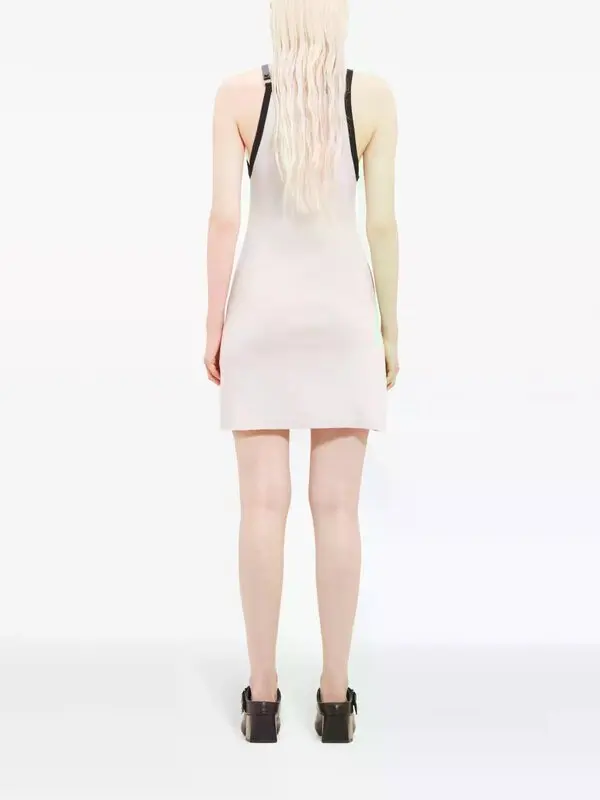 COURREGES Contrast-trim Cotton Minidress